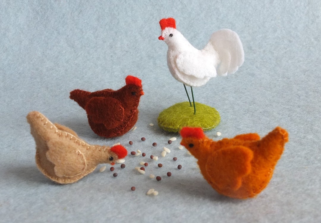Guinea Pigs and Rabbits With Carrots and Chickens and a Rooster PDF ...