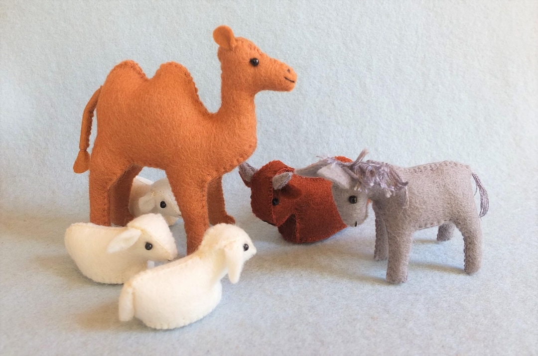 Nativity Scene 5 Ox, Donkey, Camel and Sheep PDF Pattern Dutch - Etsy