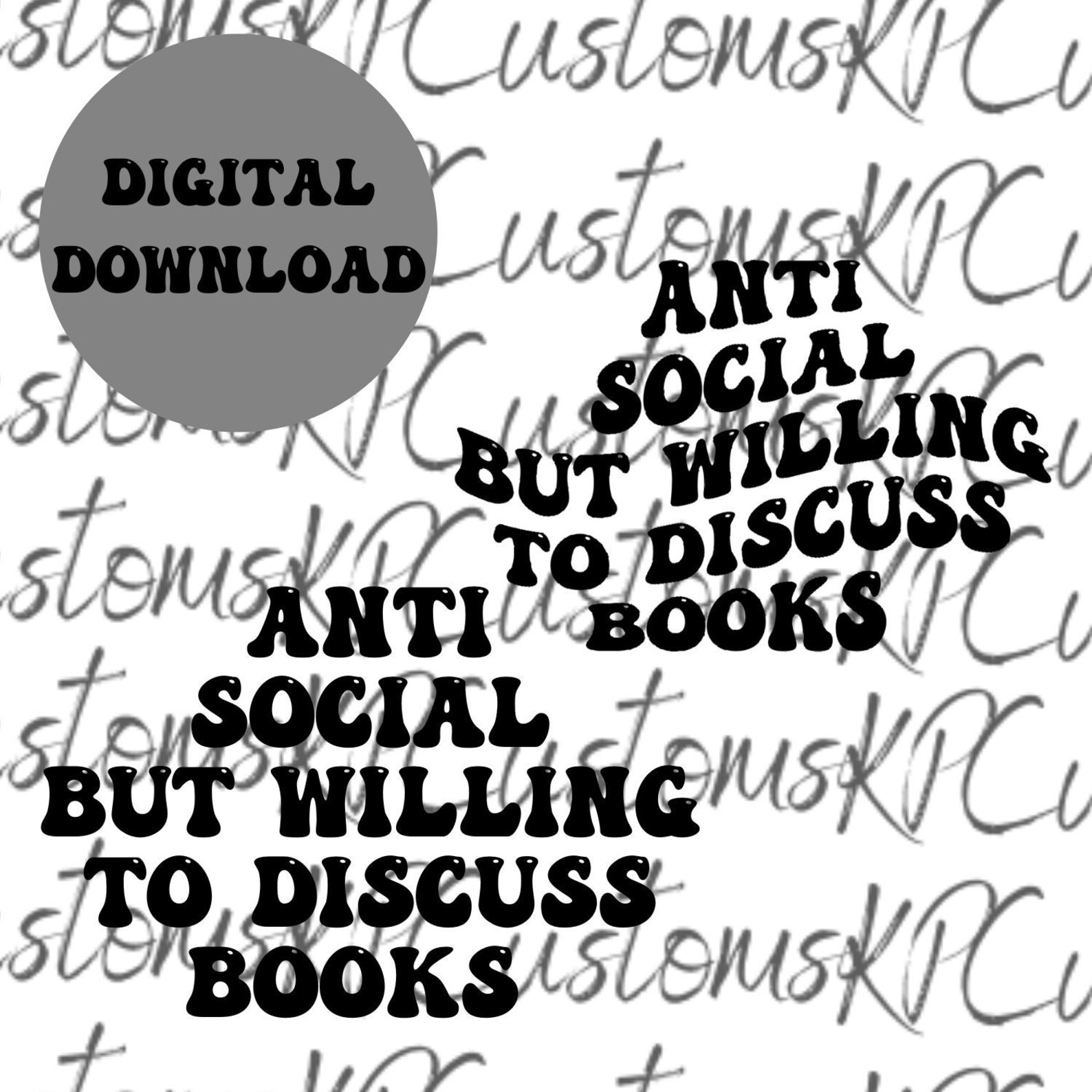 Antisocial Svg Bookish Svg Smut Svg Bookish Png Spicy Book Png Reading ...