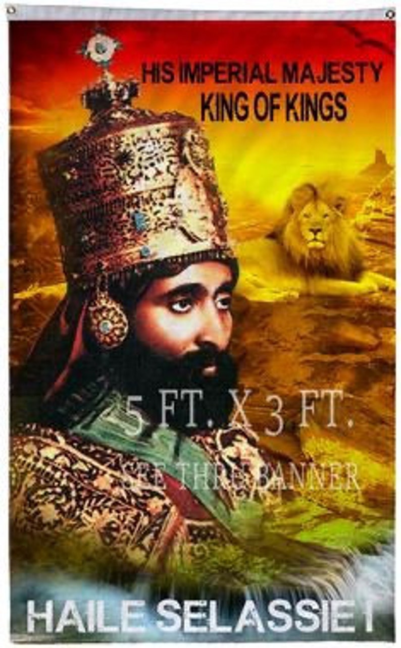 Haile Selassie, Emperor Flag, Black History, Black Art, Reggae, Bob ...