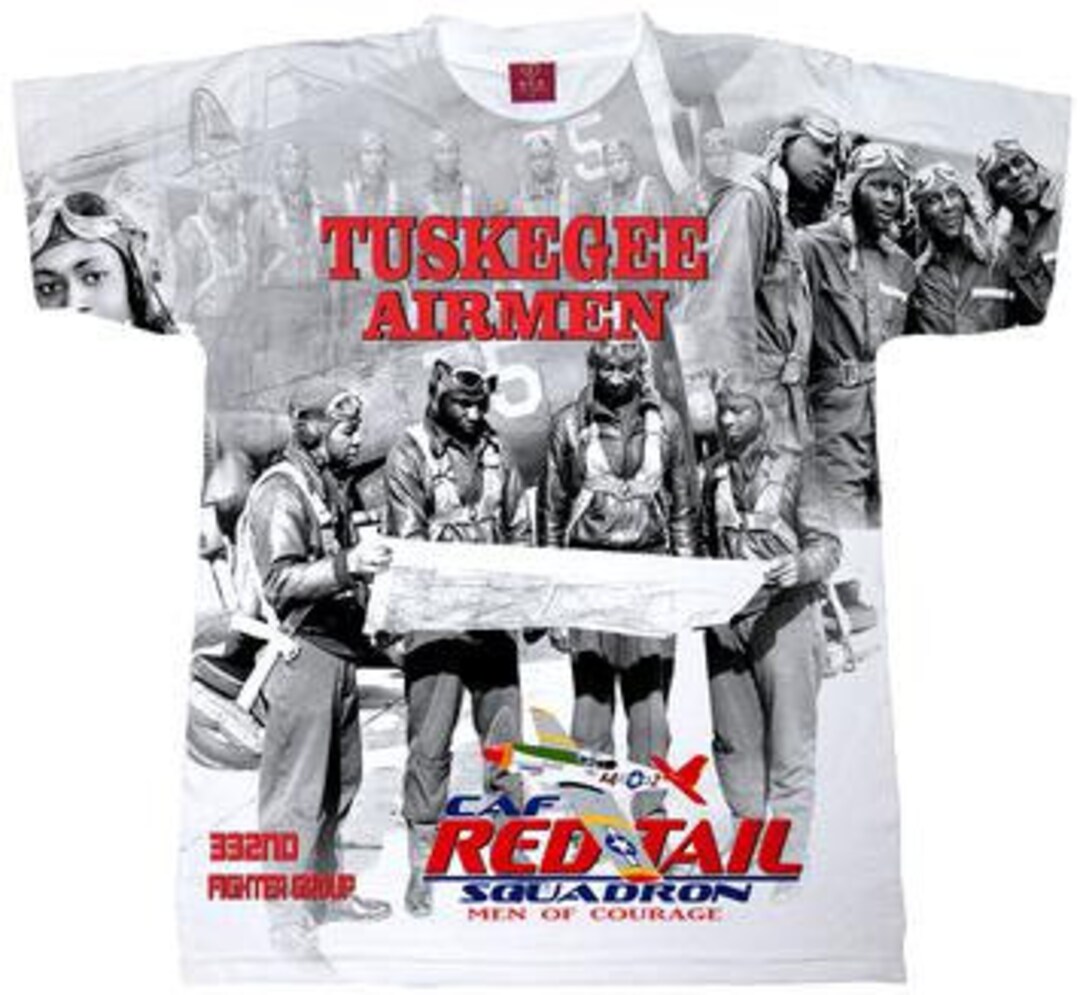 Tuskegee Airmen,black and White, Hip Hop Music Sublimation Tees, Black ...