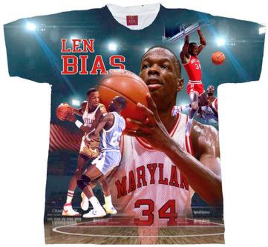 Len Bias,b, Ball, Legends, Greatest, Hip Hop Music; Sublimation Tees ...