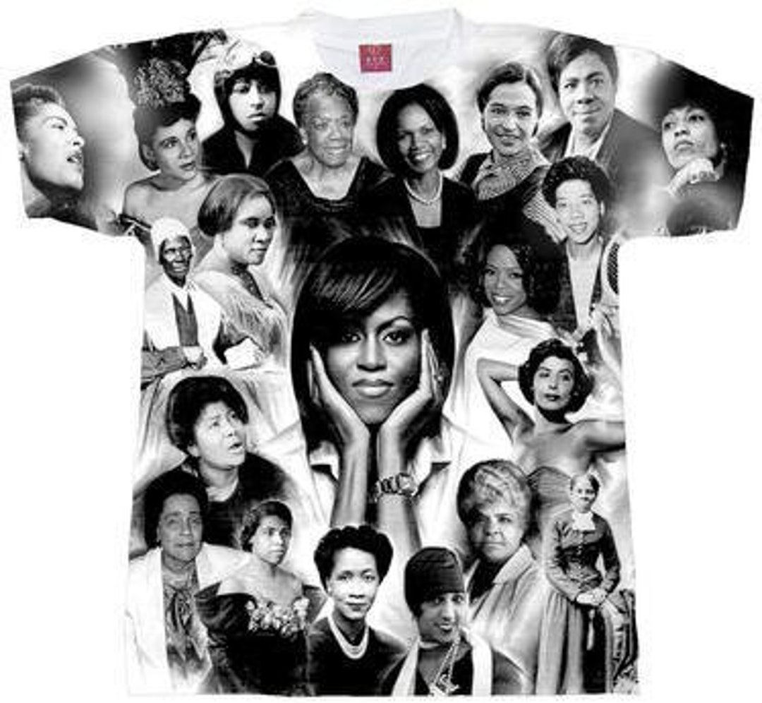 Black Women Magic Collage Greats Sublimation Tees, Black History ...