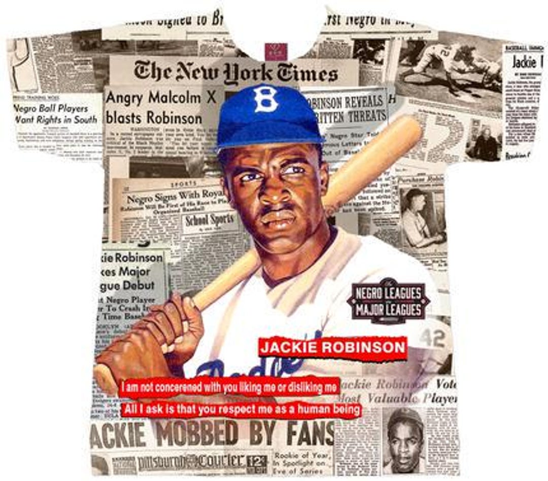 Jackie Robinson Legend Black History - Etsy