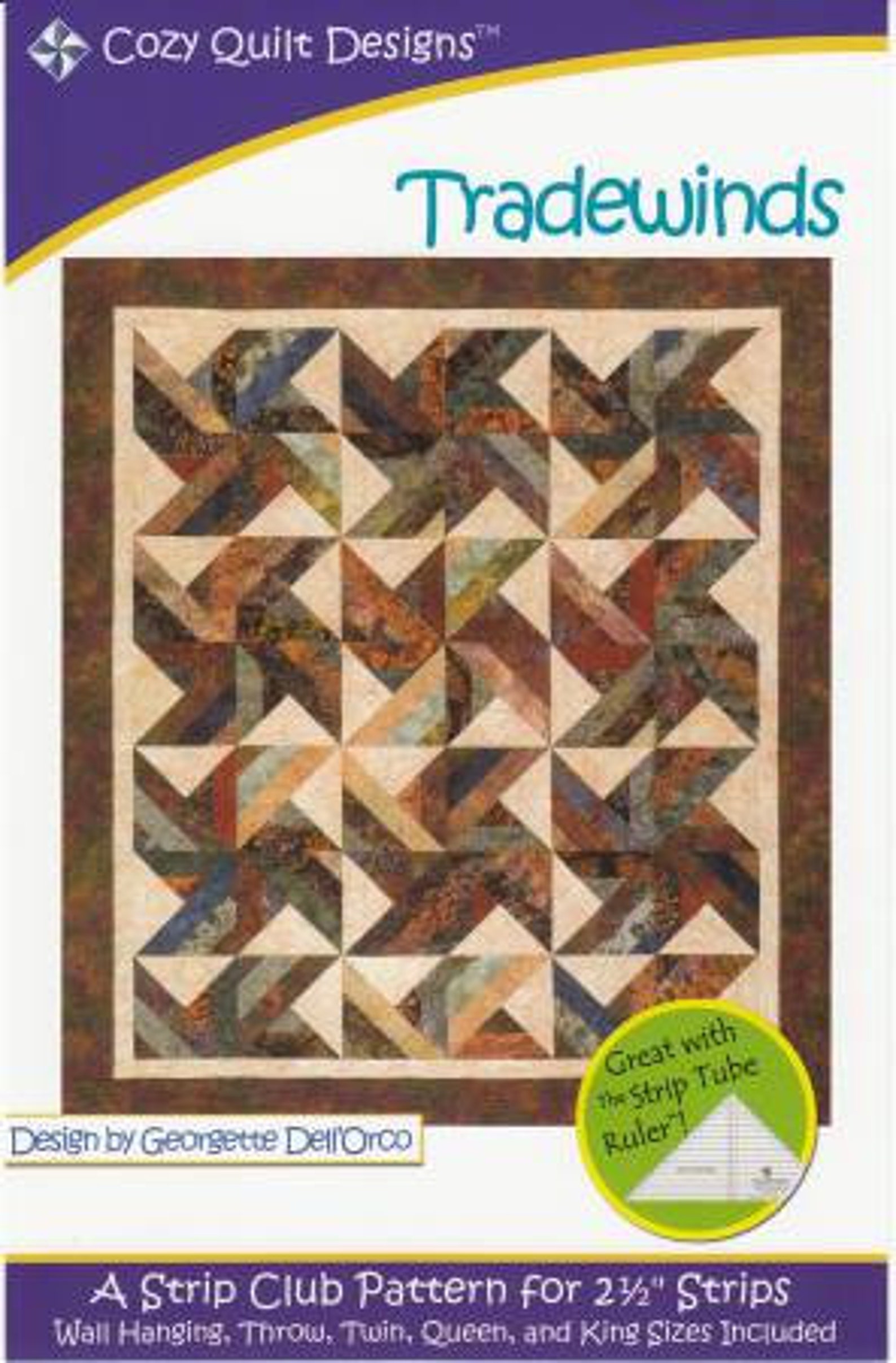 Tradewinds Strip Club Pattern by Cozy Quilt Designs multiple - Etsy