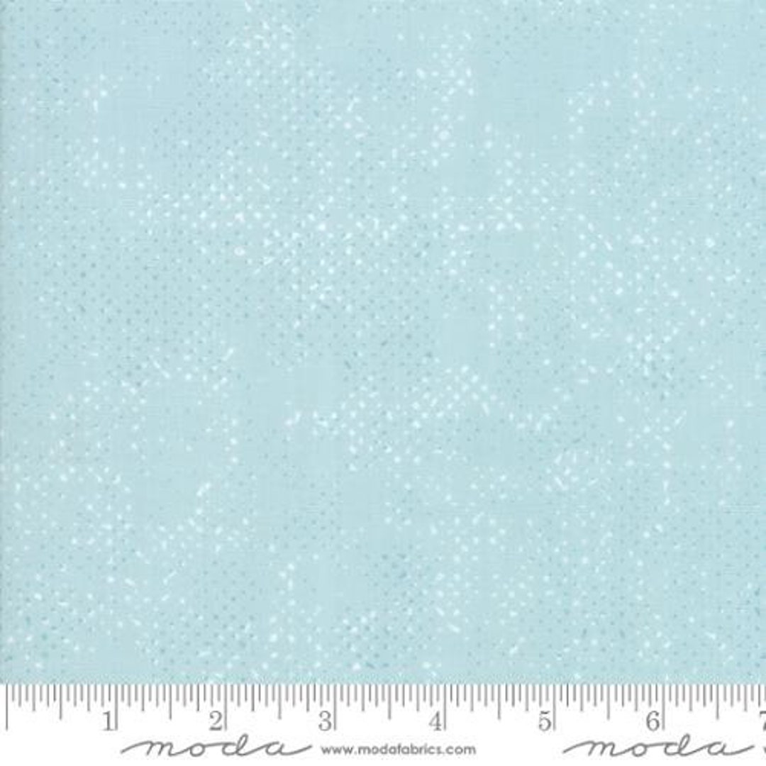 Spotted Mist, Zen Chic, Robin Egg Blue, Fabric by the Half Yard, Moda ...