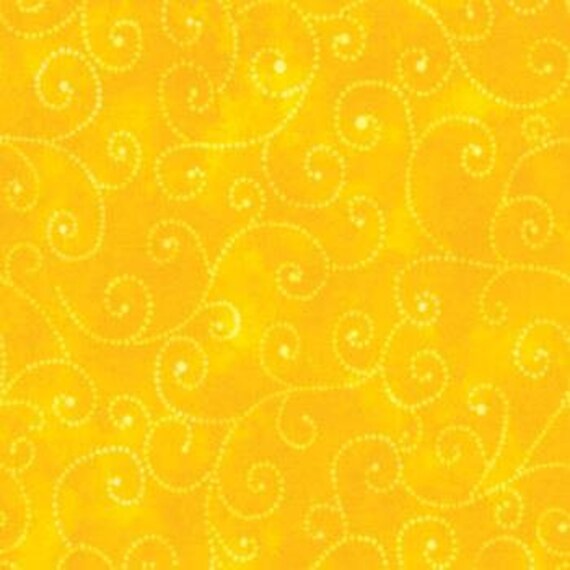 Marble Swirls Bright Yellow Swirl Fabric by the Yard Moda | Etsy