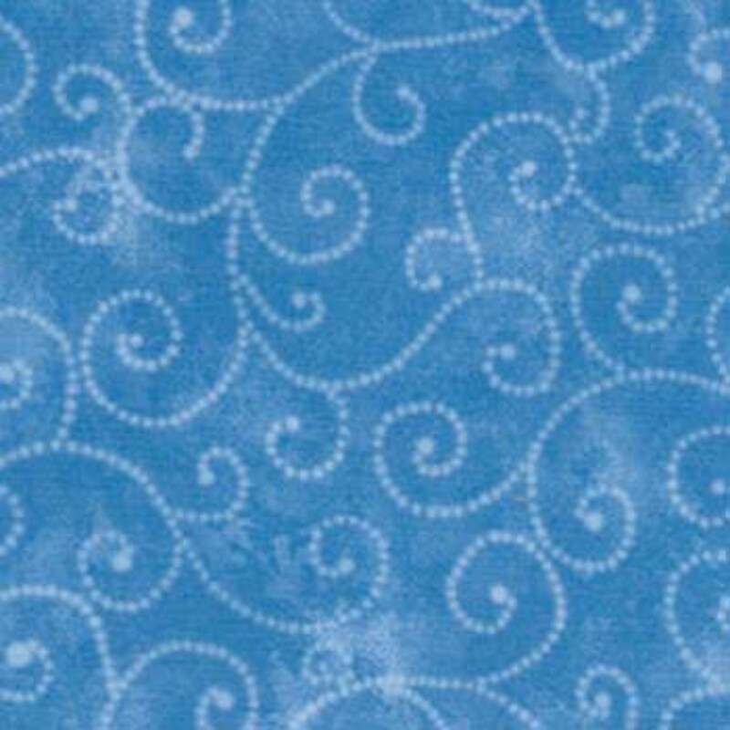 Blue Swirl Fabric - Etsy