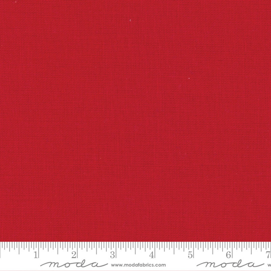 108 Inch Wide Red Solid Fabric by the Half Yard From Bella Solids by ...