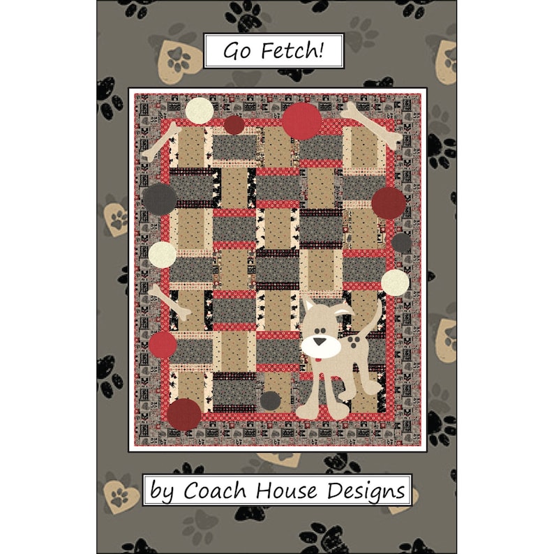 Go Fetch Quilt Pattern by Coach House Designs - Etsy