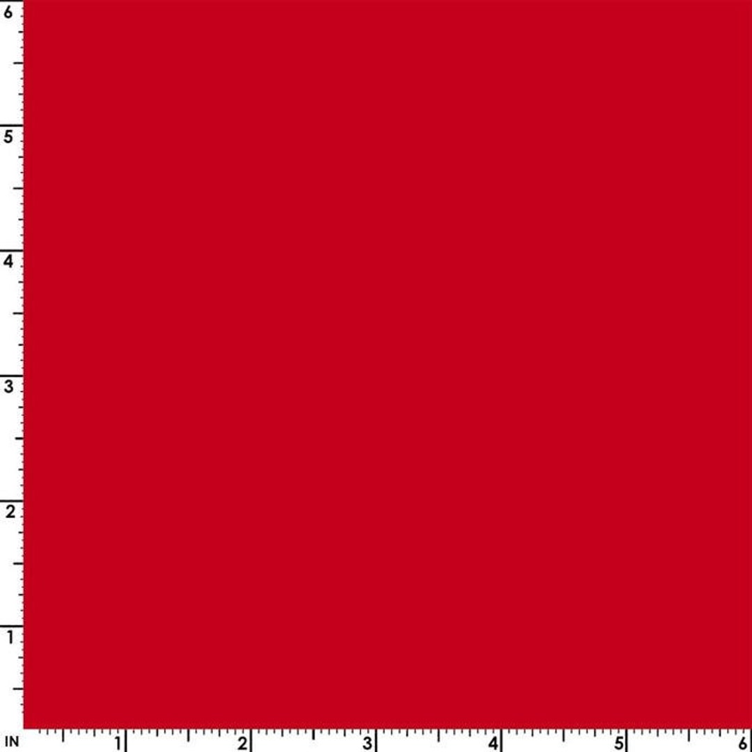 Kimberbell Silky Solids, Cherry Red, Solid, Fabric by the HALF Yard ...