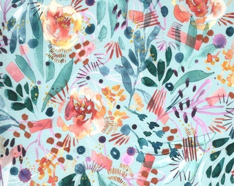 Multi Color Fabric | Etsy