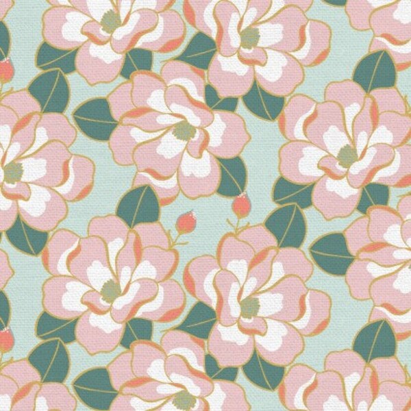 Pastel Flower Fabric - Etsy