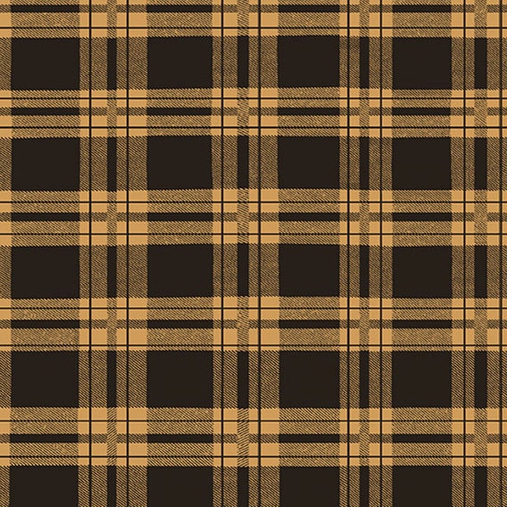 Living the Dream Light Rust Plaid Fabric by the Yard - Etsy