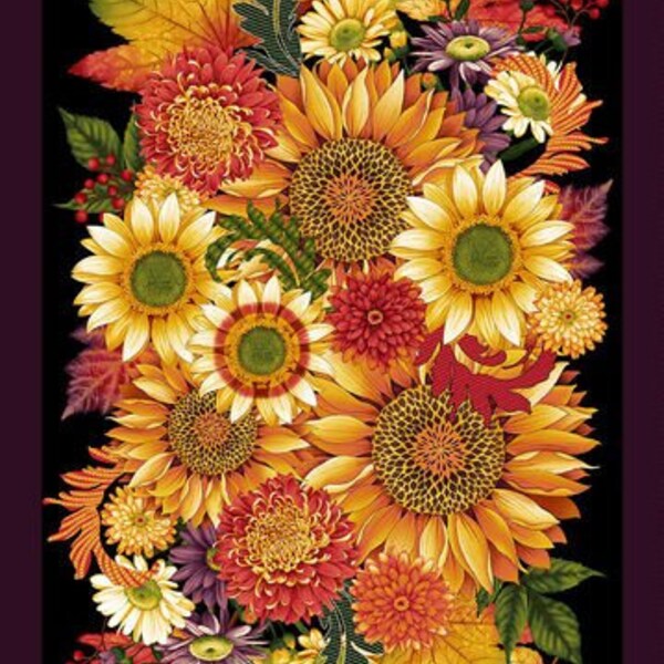 Autumn Flourish Fabric - Etsy