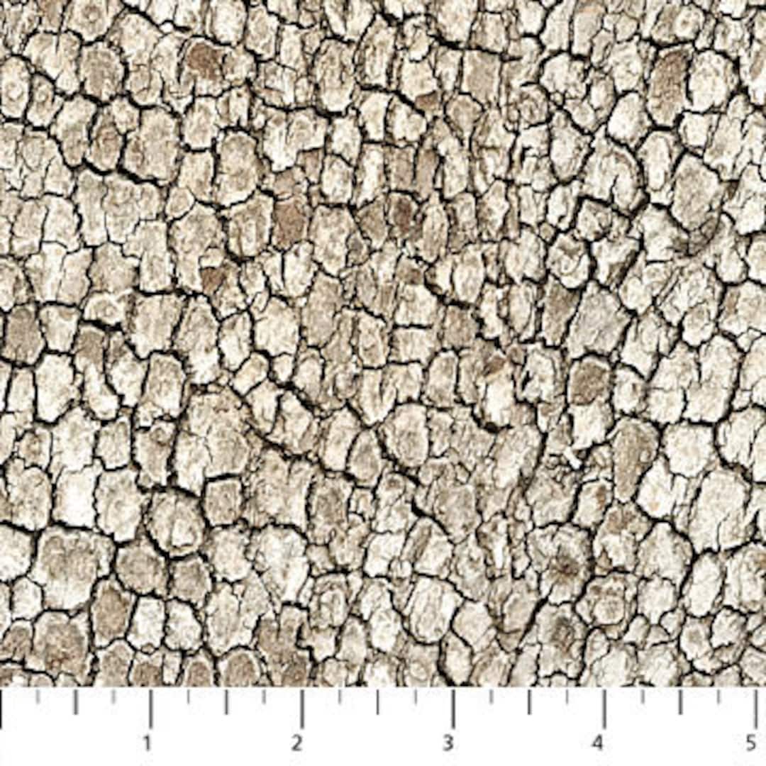 Naturescapes Neutral, Brown Tree Bark Fabric by the HALF Yard ...