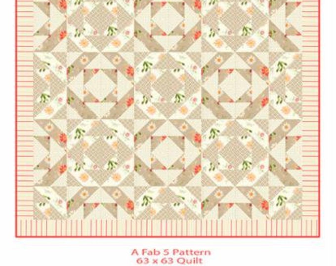 Hugs and Kisses A Fab 5 Quilt Pattern Makes a 64 X 64 Quilt - Etsy