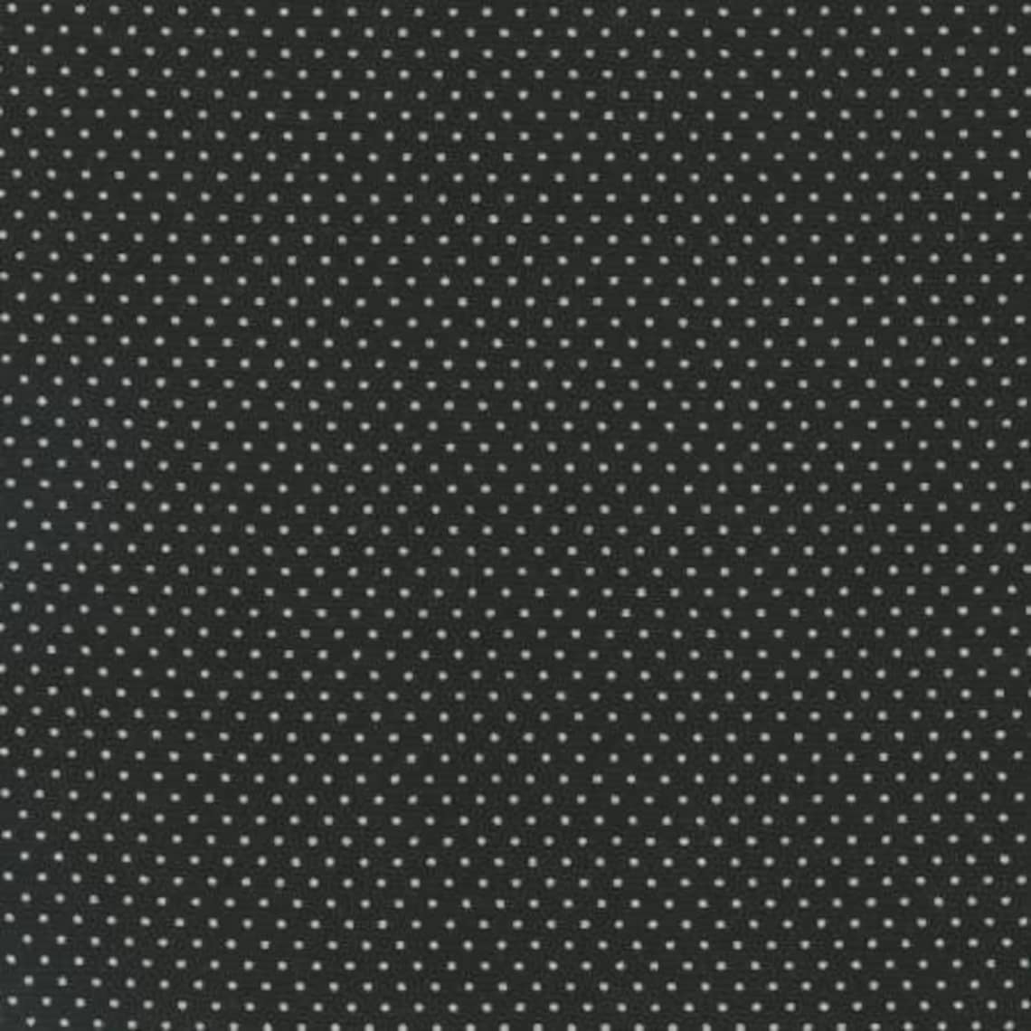 Basic Pin Dots Black and White Polka Dot Fabric by the - Etsy