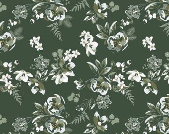 Green Fields Fabric - Etsy