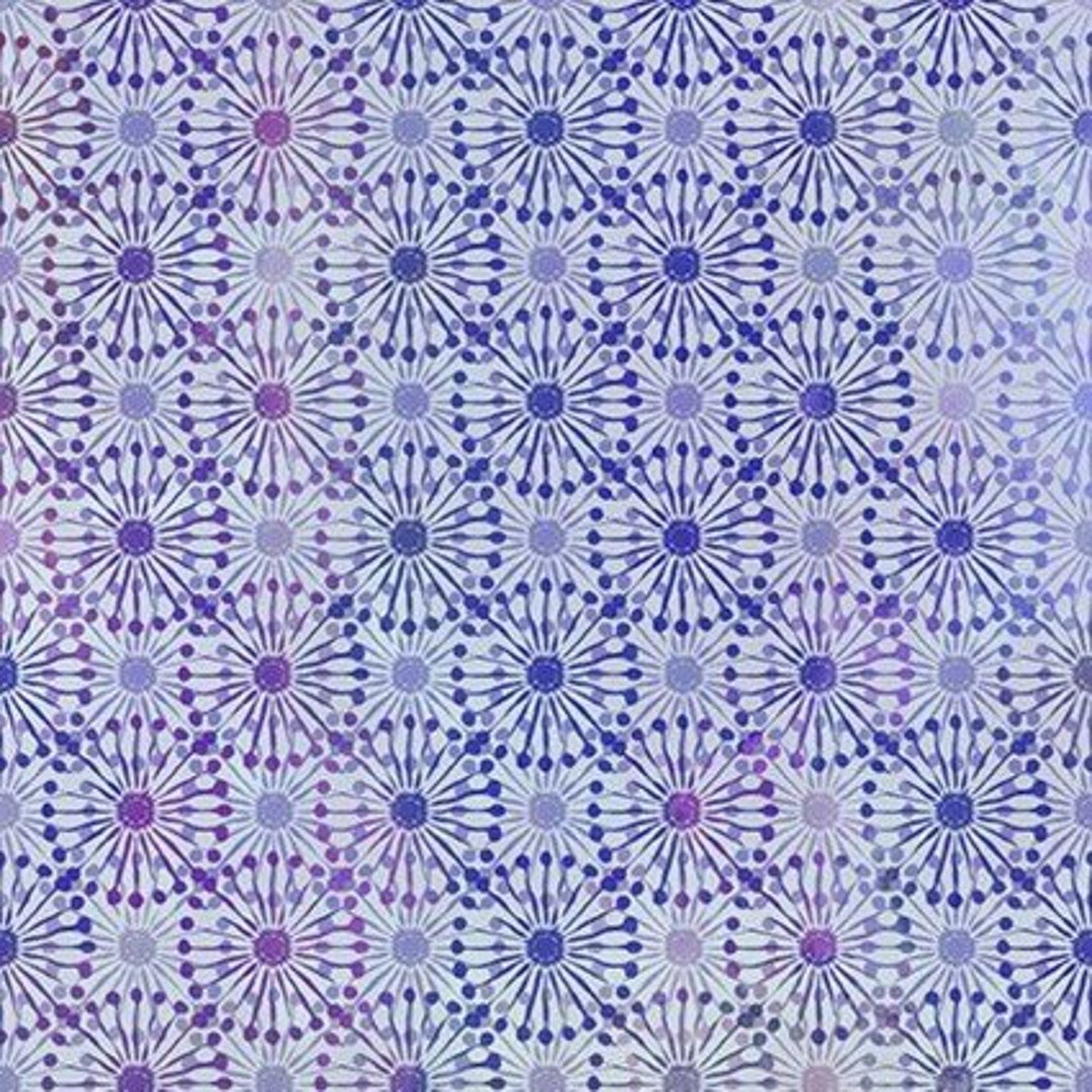 Haven in Two Tone Purple Geometric, Fabric by the HALF Yard, in the ...