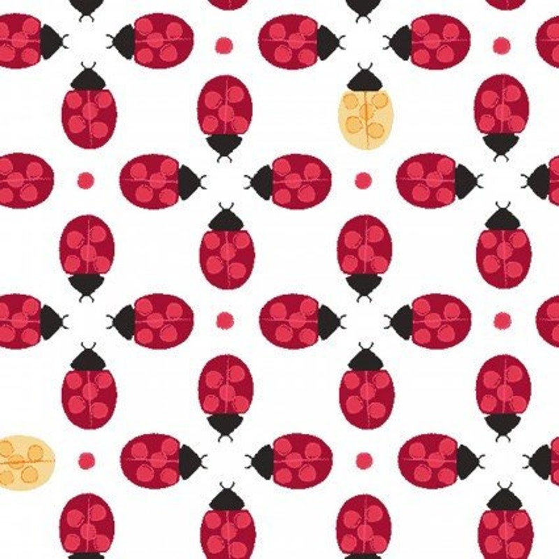 Ladybug Fabric - Etsy
