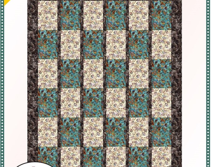 Lickity Split, 3 Yard Quilt PATTERN, by Fabric Cafe - Etsy