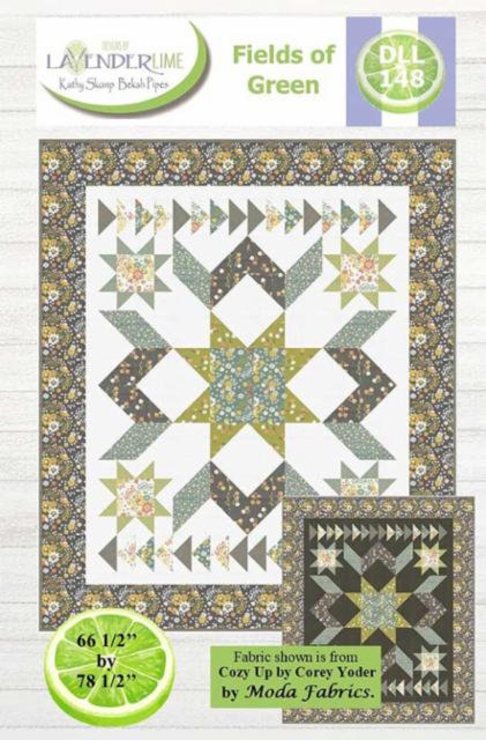 Fields of Green Quilt Pattern by Lavender Lime 64.5 X 76.5 - Etsy