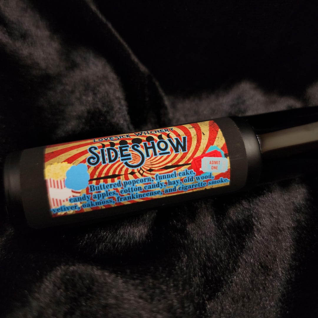 Sideshow Perfume - Cotton Candy, Buttered Popcorn, and Funnel Cakes - Etsy