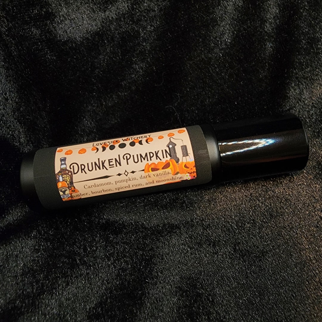 Drunken Pumpkin Perfume - Spiced Pumpkin, Glowing Amber, and Booze - Etsy