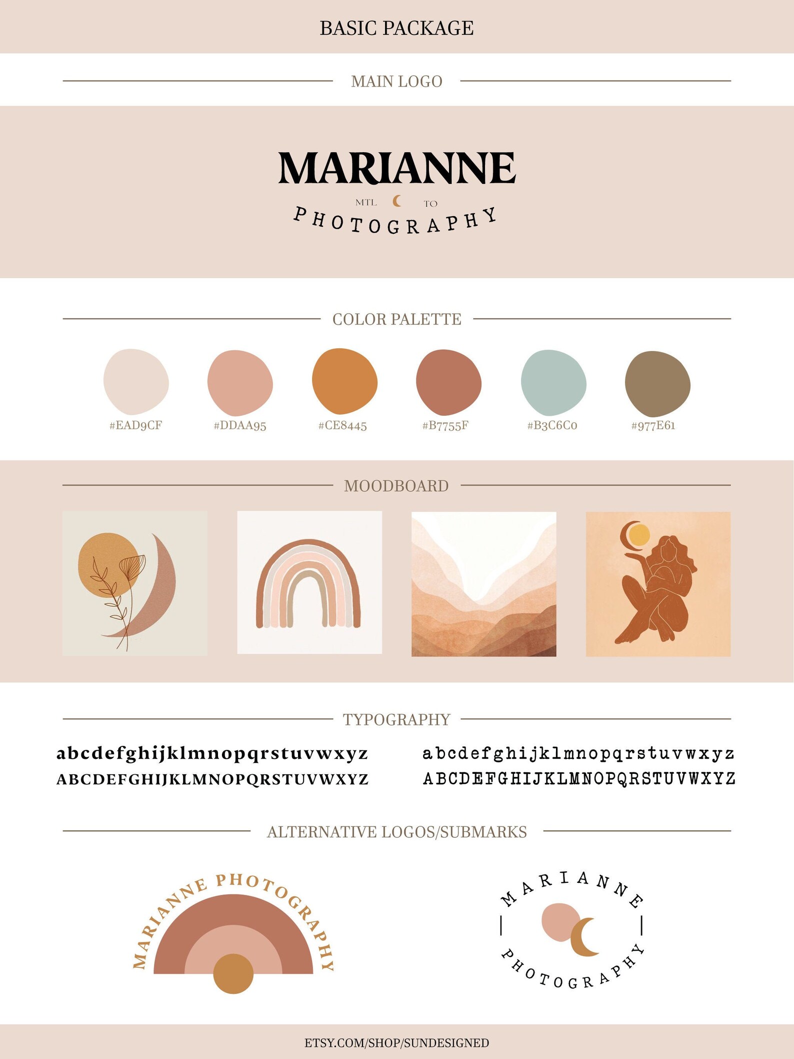 Custom Branding Kit Branding Package Small Business - Etsy