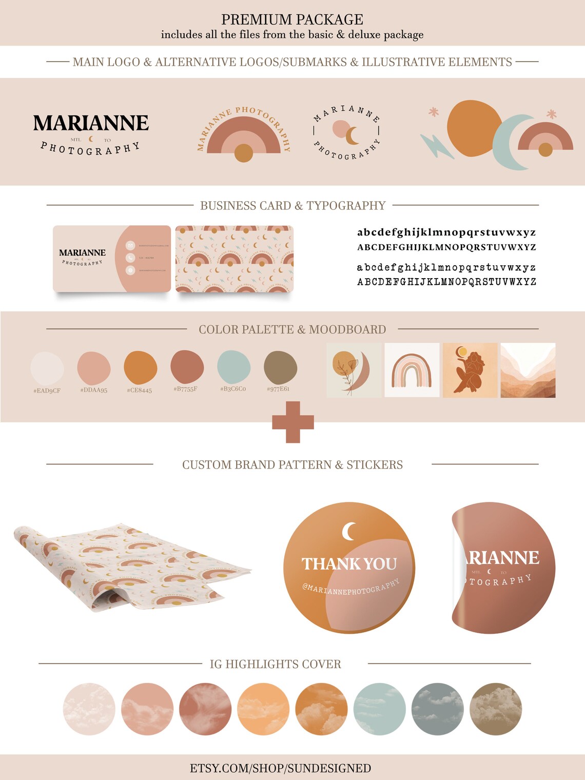 Custom Branding Kit Branding Package Small Business - Etsy