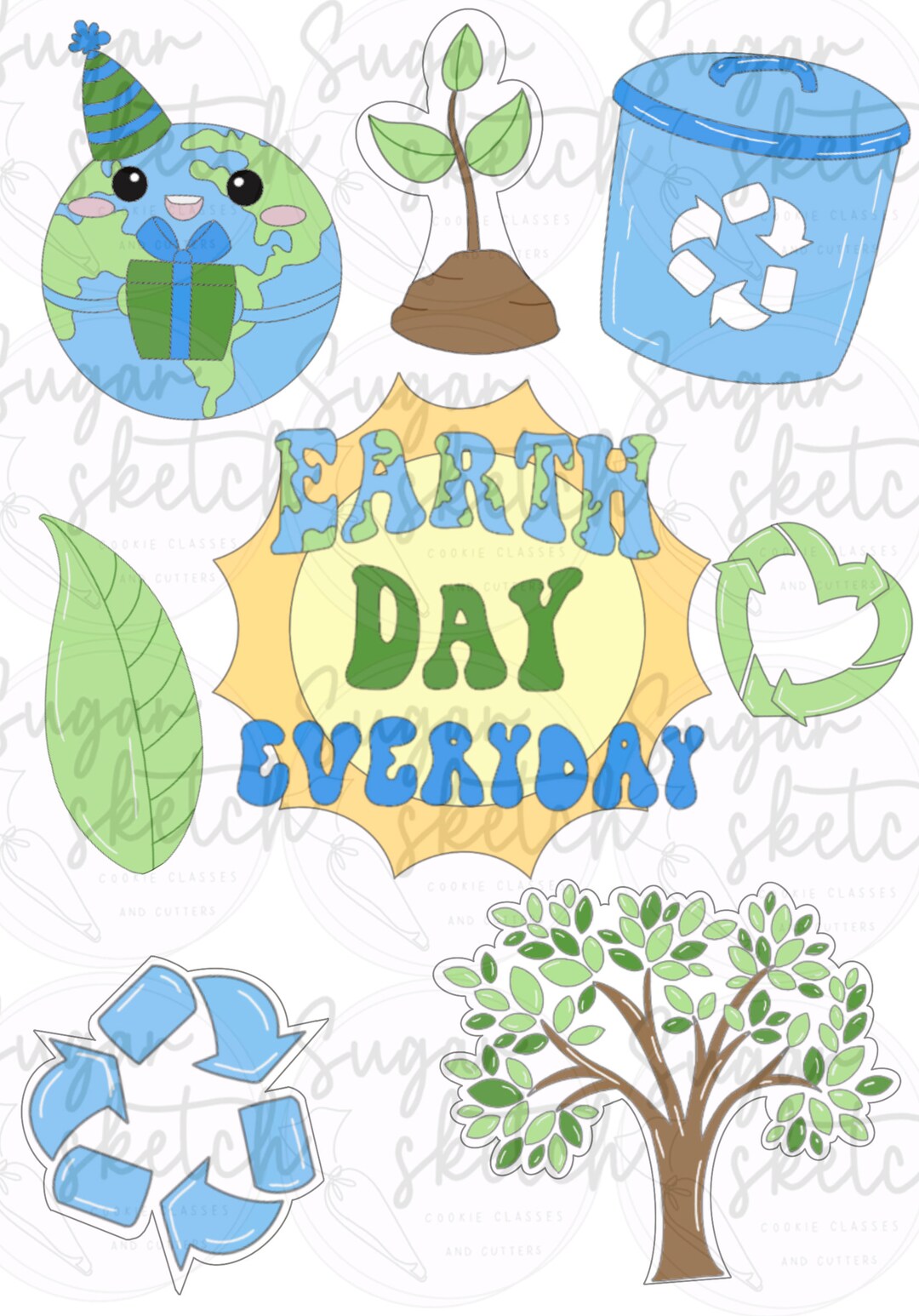 Earth Day Collection- Choose Your Cutter - Etsy