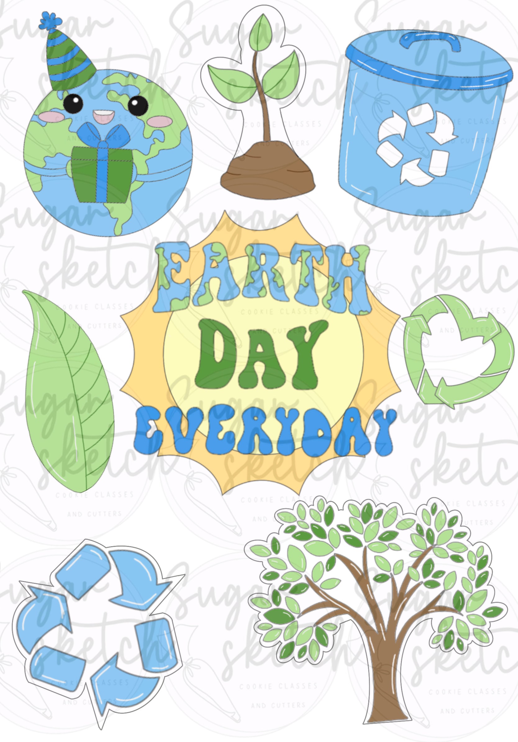 Earth Day Collection- Choose Your Cutter - Etsy
