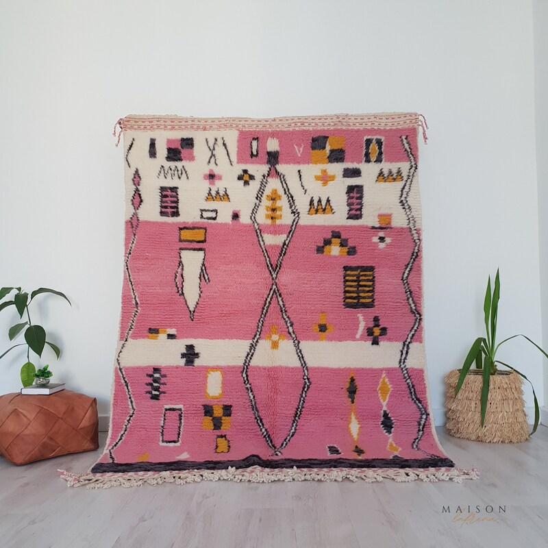Pink Moroccan Rug - Etsy