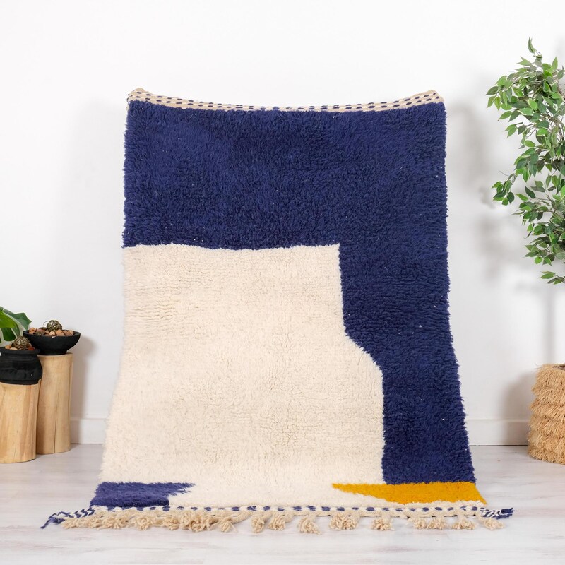 Blue Moroccan Rug - Etsy