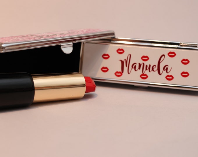 Personalized Lipstick Case, Tulips, Lipbalm Case, Lipstick Case ...