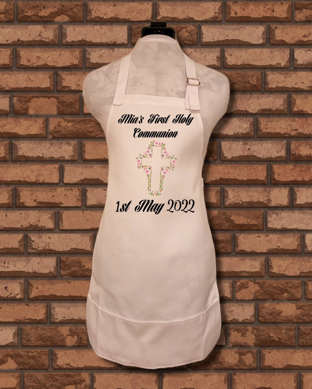 Flower Girl/ First Holy Communion Apron - Personalised / Boy / Girl ...