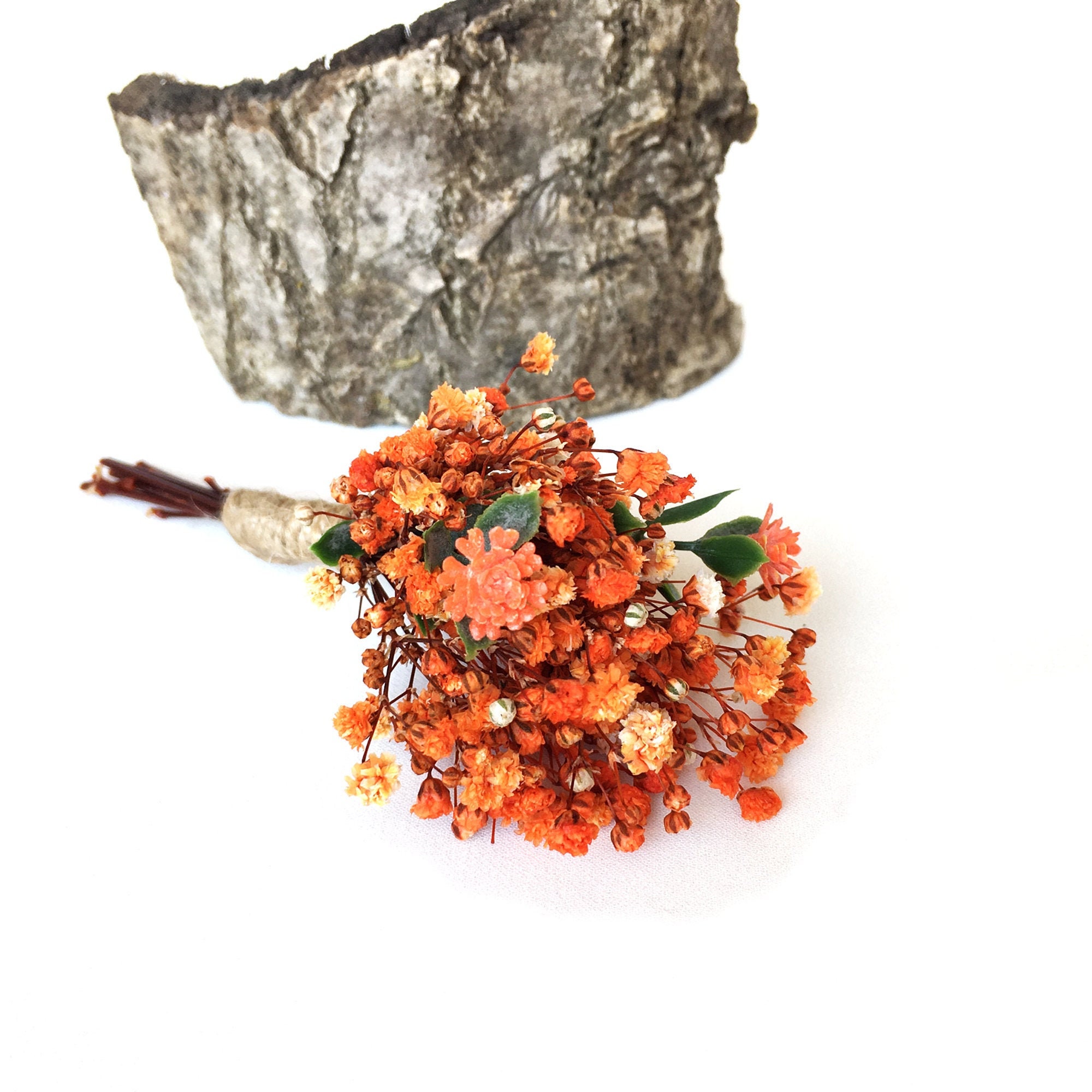 Burnt Orange Boutonniere Flower Buttonhole Groomsman - Etsy