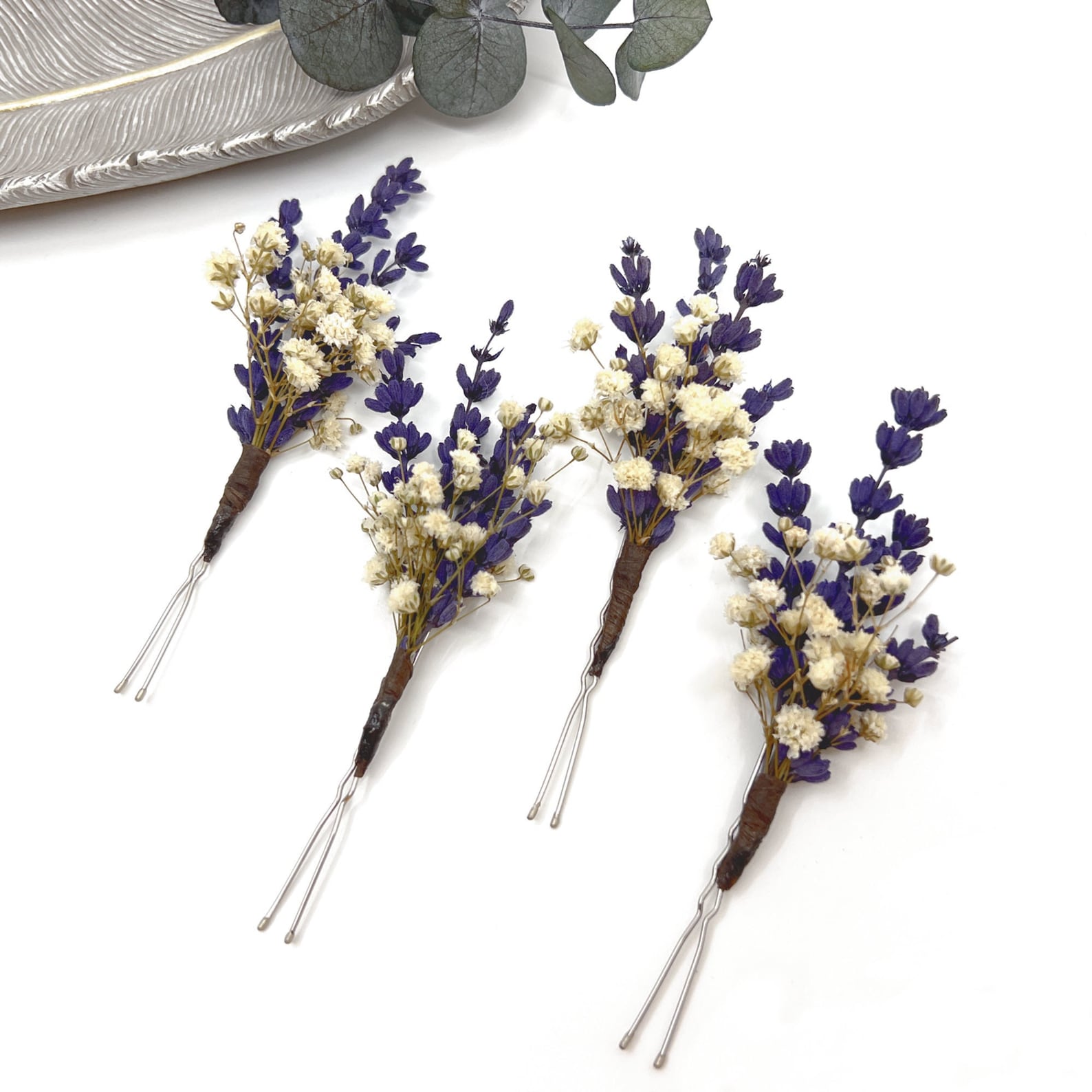 Lavender Wedding Hair Pin Bridesmaid Bridal Hair Accessories - Etsy