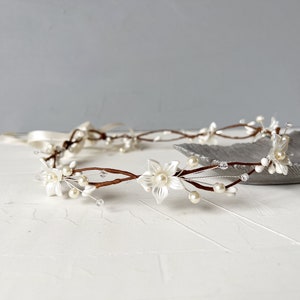 Pearl Wedding Ring Crown, Bridal Crown, Bridal Crown With Pearls, Prom ...