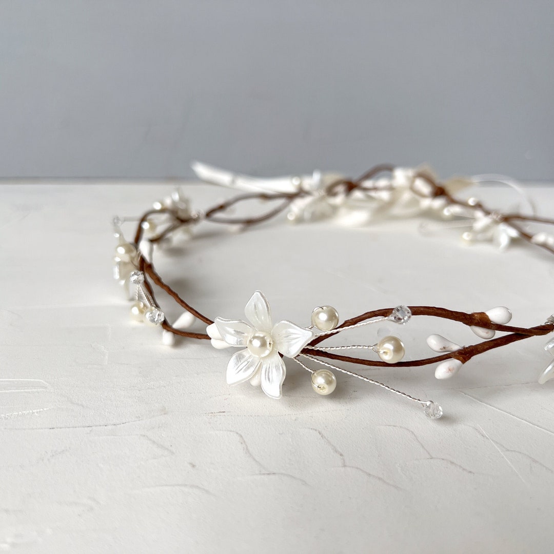 Pearl Wedding Ring Crown, Bridal Crown, Bridal Crown With Pearls, Prom ...