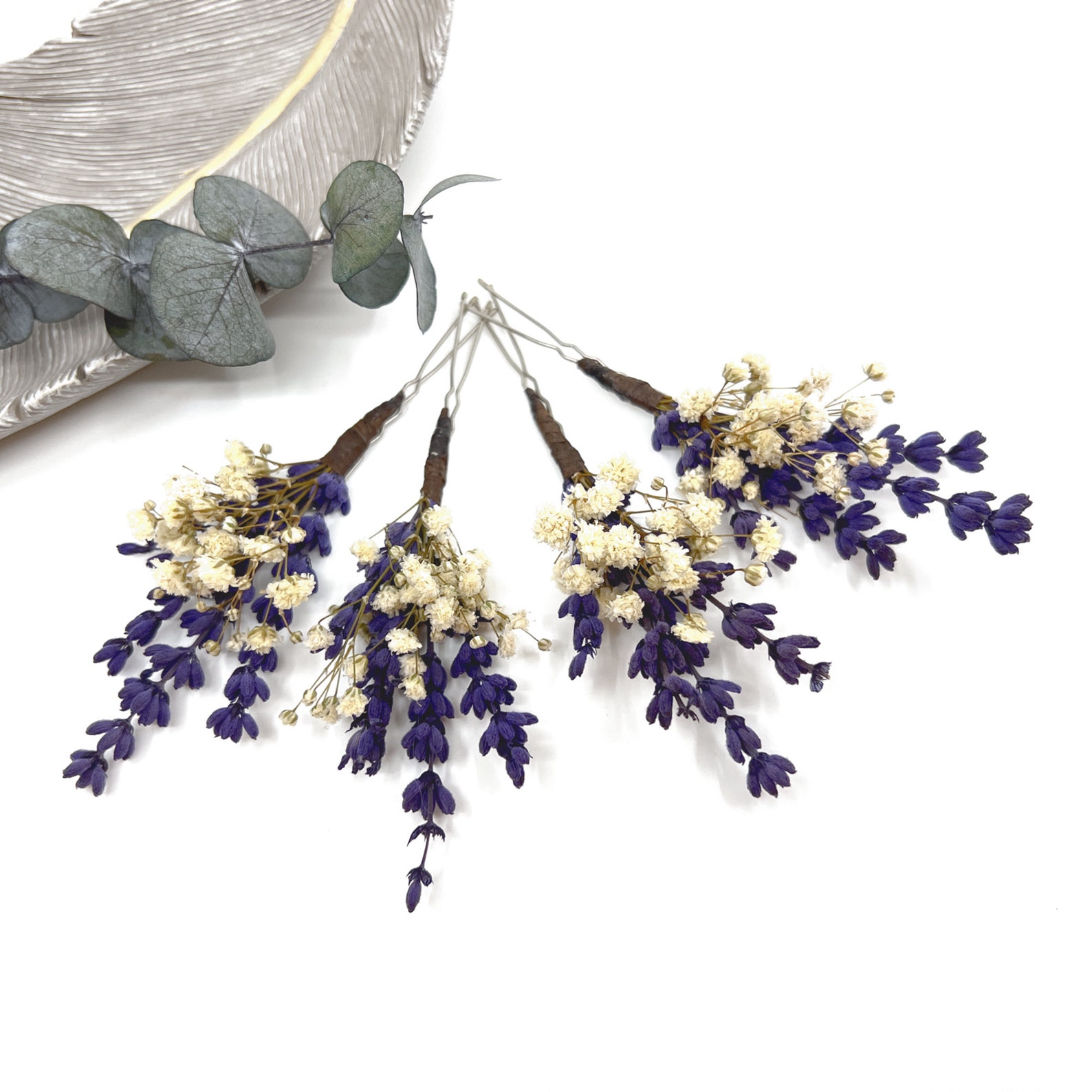 Lavender Wedding Hair Pin Bridesmaid Bridal Hair Accessories - Etsy
