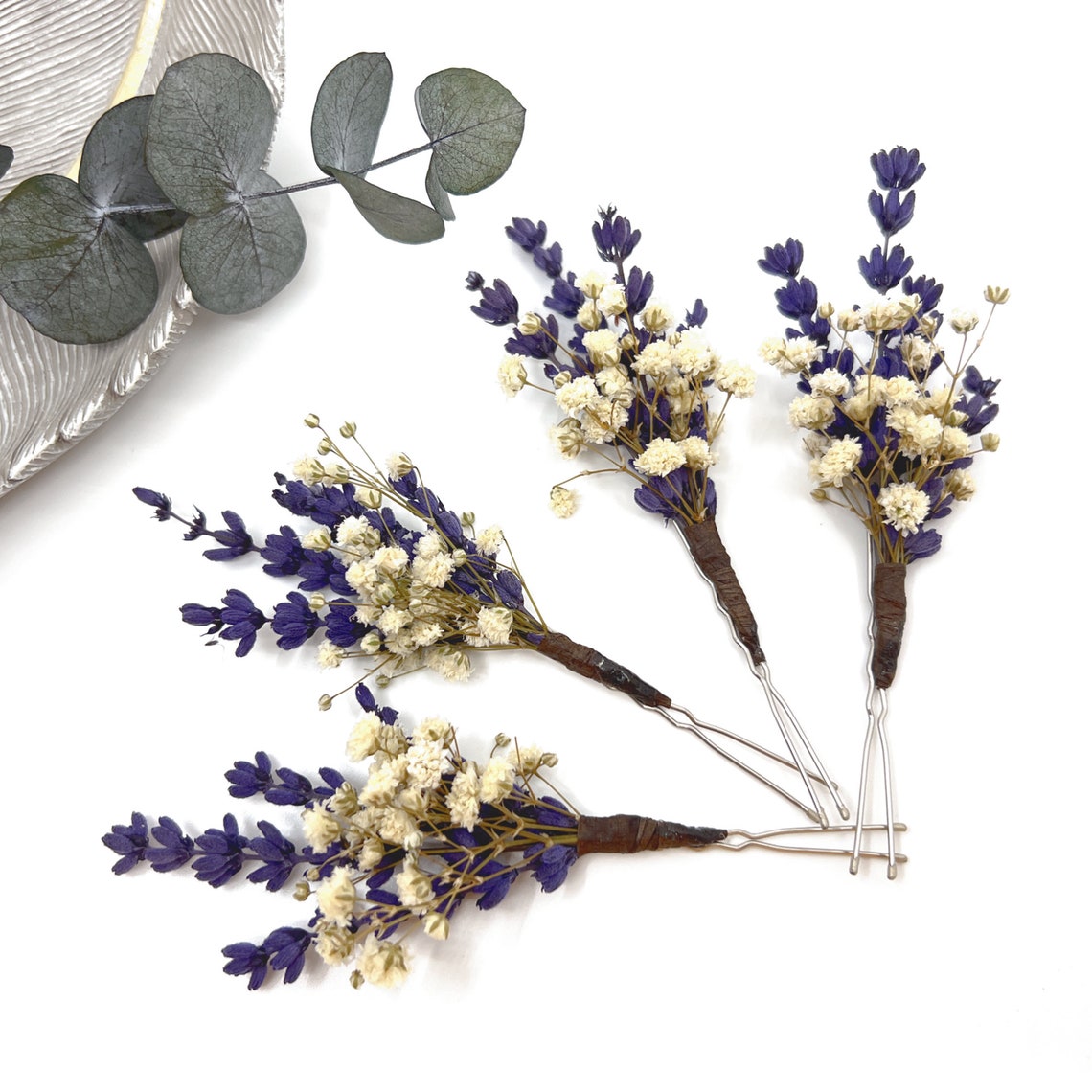 Lavender Wedding Hair Pin, Bridesmaid Bridal Hair Accessories, Baby ...