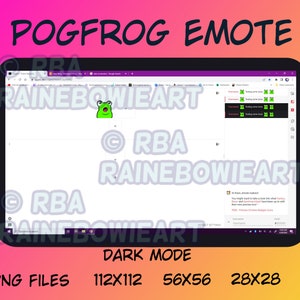 Pog Frog Emote Pogchamp Emotes Twitch and Discord Emotes - Etsy Australia