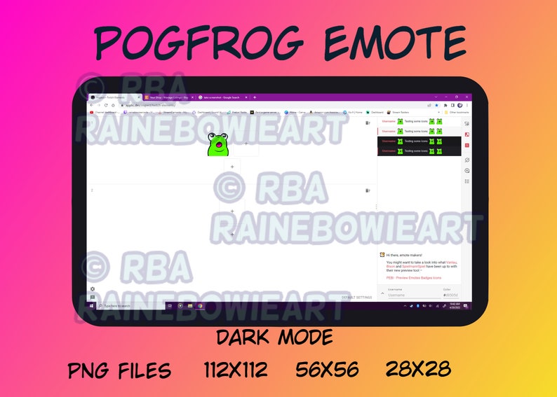 Pog Frog Emote | Pogchamp Emotes | Twitch - Trovo -kick - Youtube ...