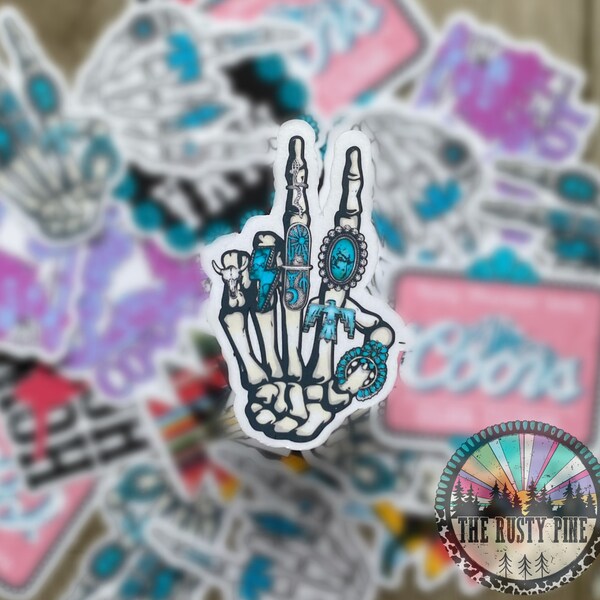 Western Stickers - Etsy