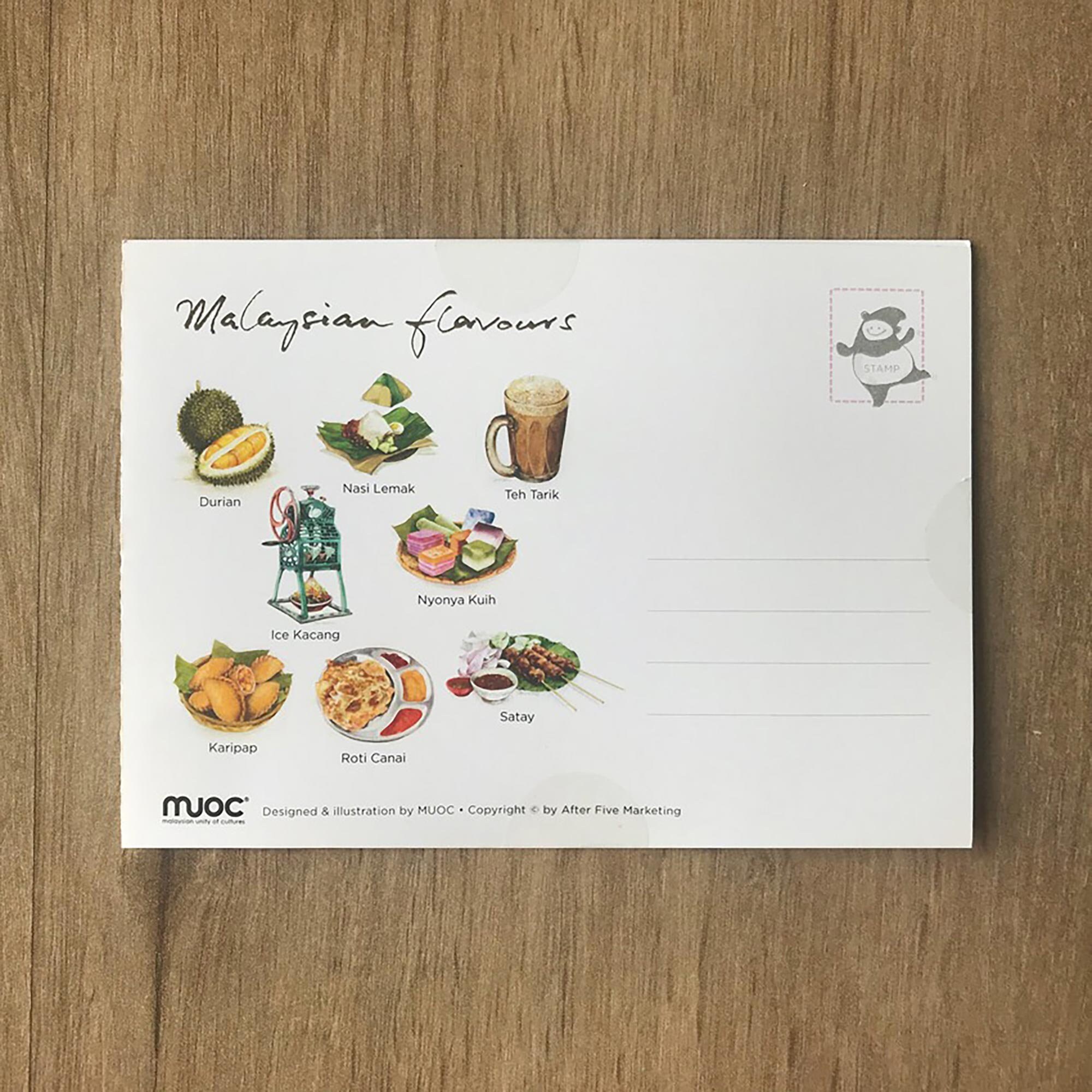 16 Illustration Malaysian Food Stickers | Postcards | Bujo Sticker Pack ...