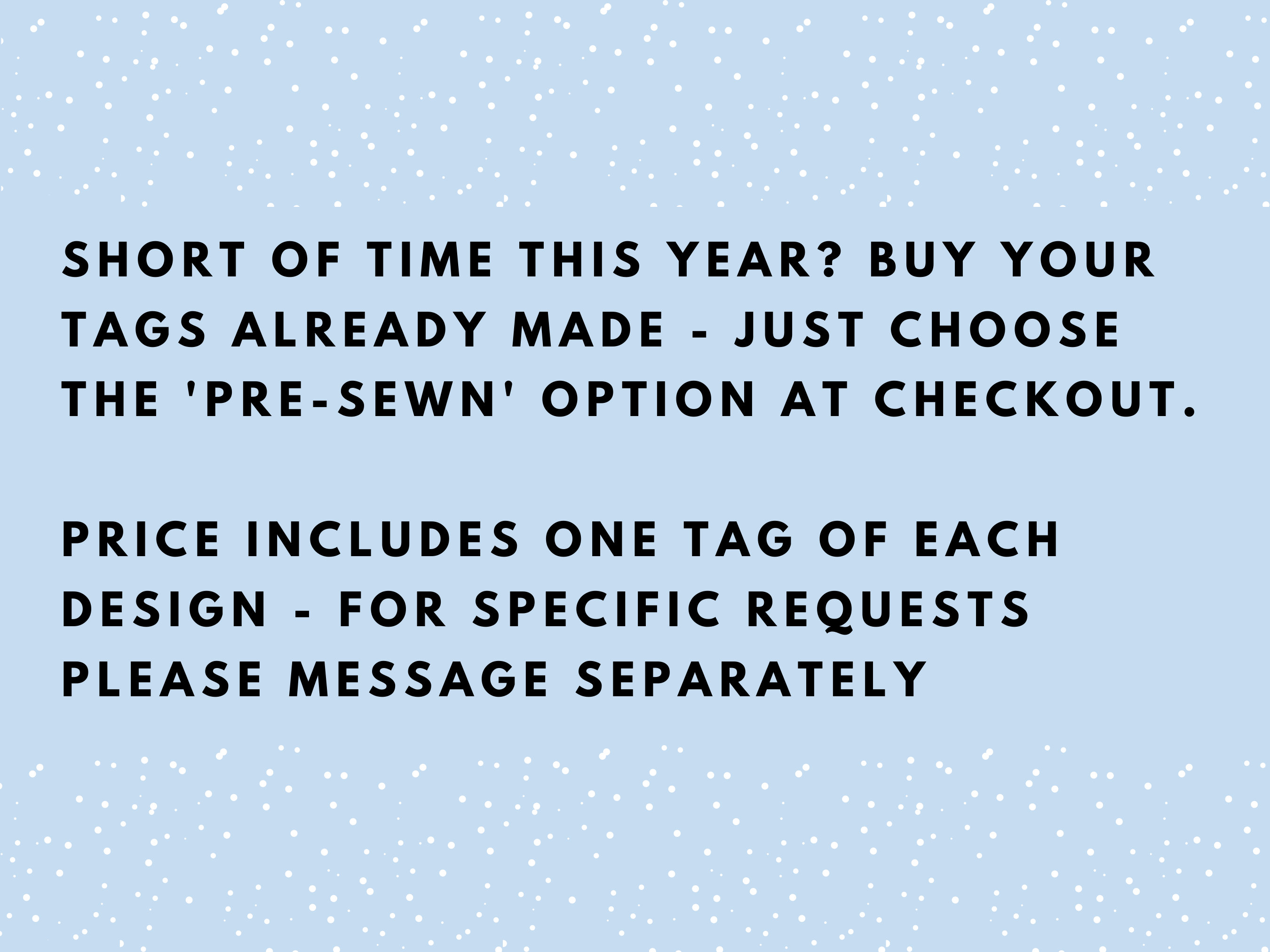Christmas Cross Stitch Gift Tags Kit | Pack of 5 Designs | Cross-stitch ...