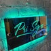 Personalized Illuminated Wall Sign, Media Sign, Acrylic Social Media ...