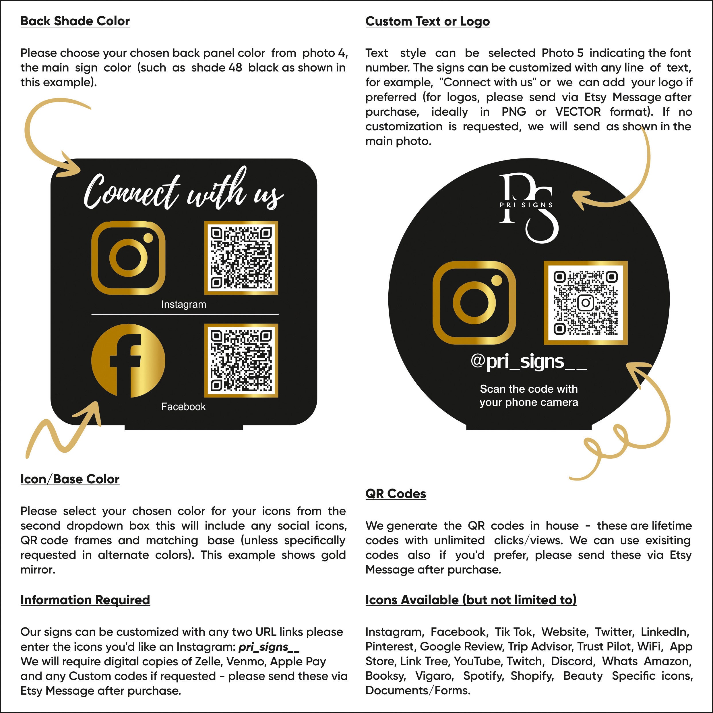 Табличка с QR-кодом, табличка с логотипом, брендом, табличка с ...